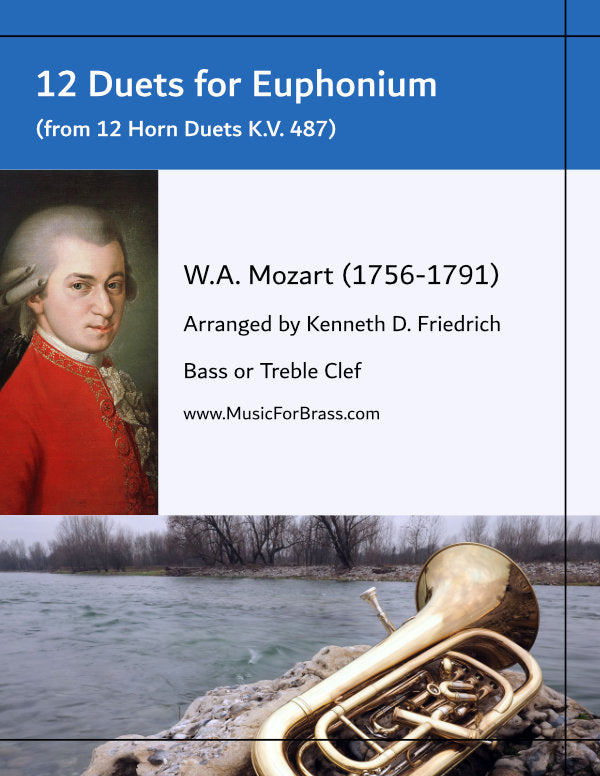 Mozart 12 Duets for Euphonium – Music For Brass