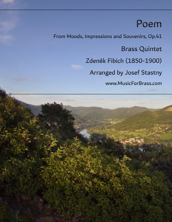 Poem by Zdenek Fibich for Brass Quintet – Music For Brass